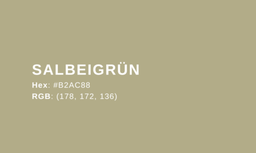 Farbe Salbeigrün - Geschichte und Wirkung + Hex & RGB Codes